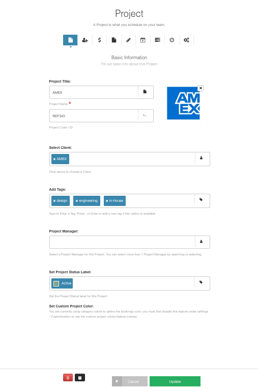 The Project Modal - Hub Planner Knowledge Base