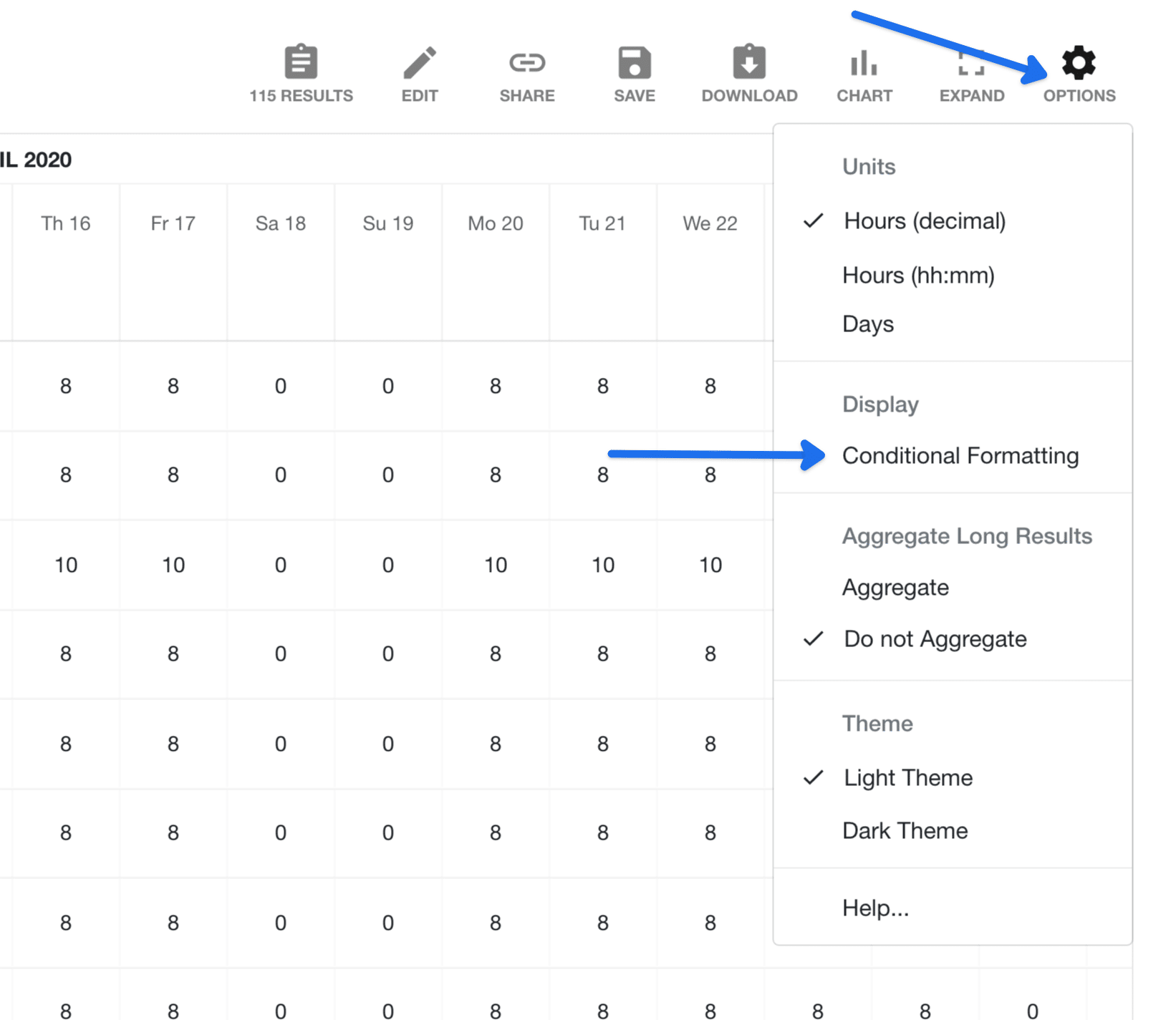 How to use Conditional Formatting Rules Reporting - Hub Planner ...