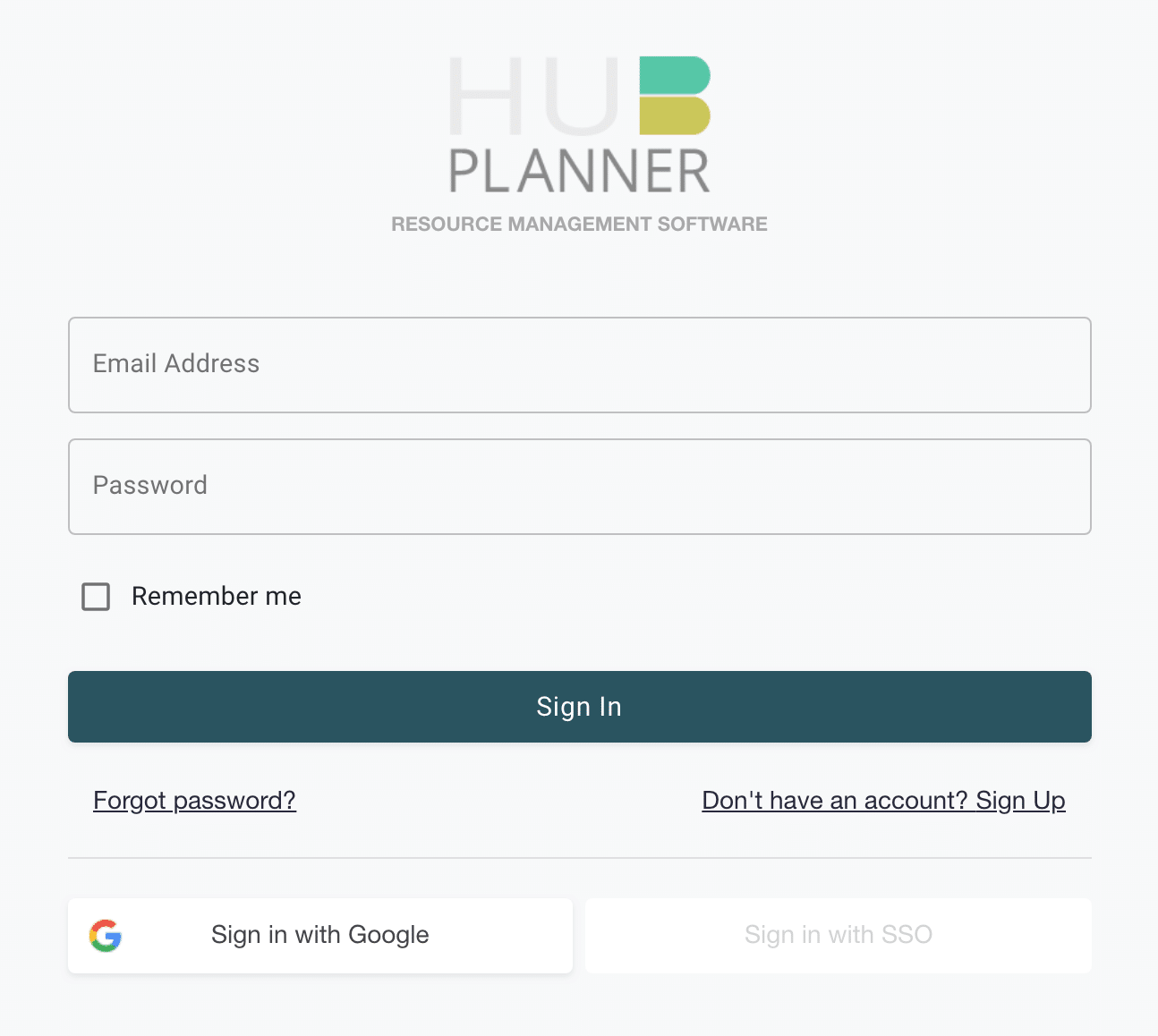 How to use Google to Sign Up / Login to Hub Planner - Hub Planner ...