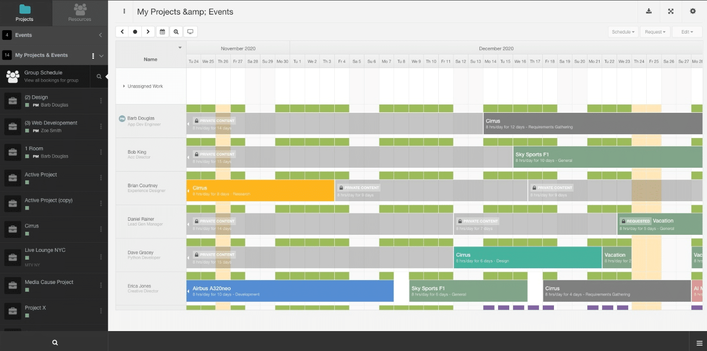 Private Content - Hiding Booking Details - Hub Planner Knowledge Base
